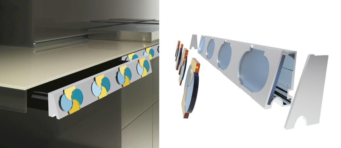 The customisation of the Genius Loci drawer. The craft technique of ...